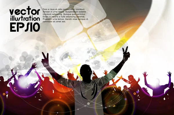 Music event background. Vector eps10 illustration. Stock Vector Image ...