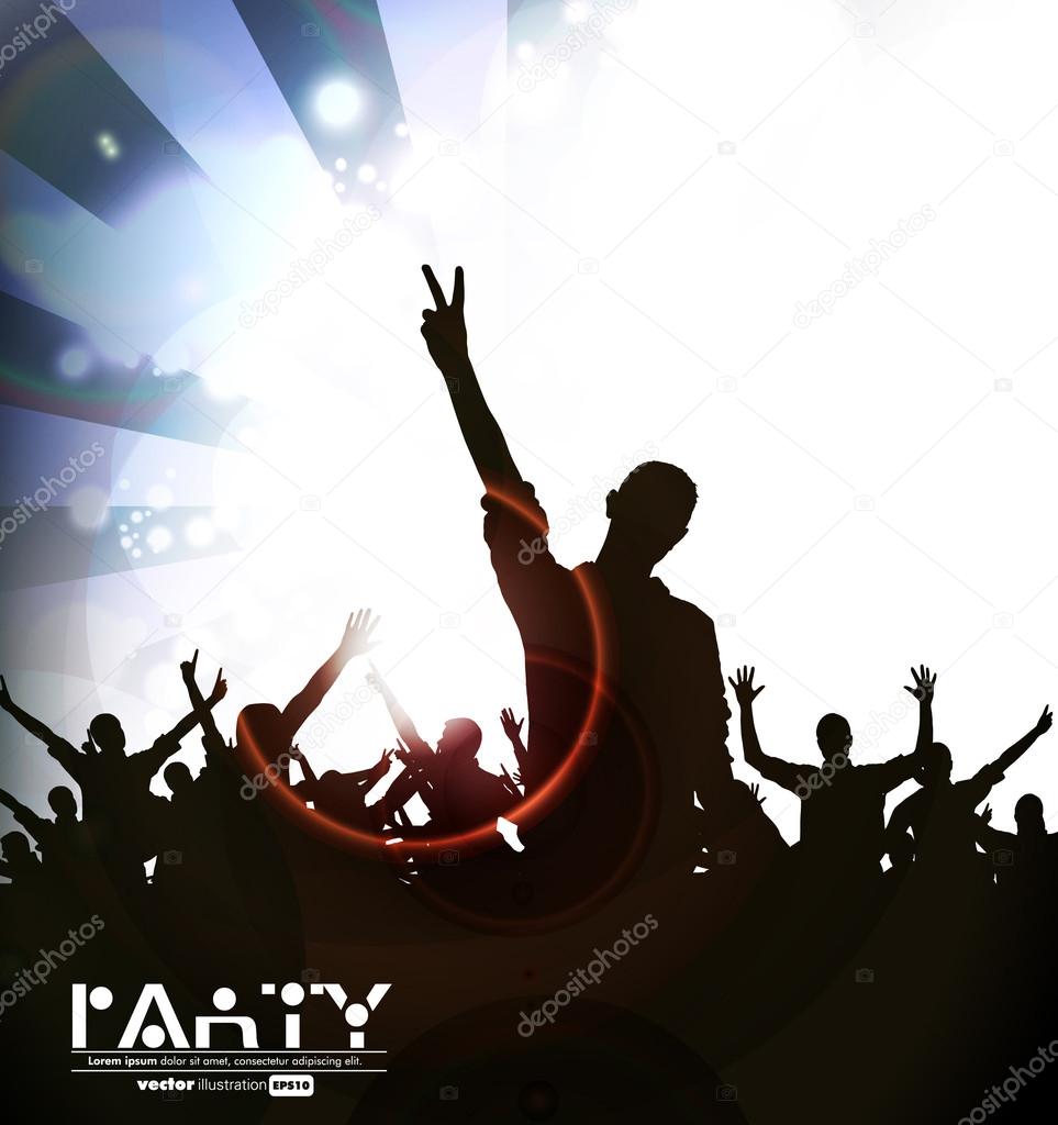 Music party. Vector Stock Vector Image by ©zeber2010 #28075821
