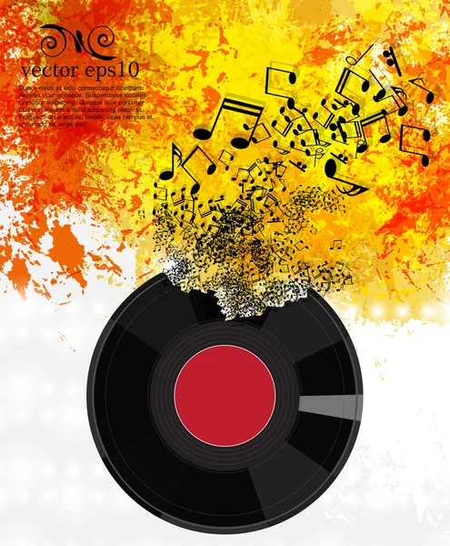 Retro music background Stock Vector Image by ©Artness #13584479