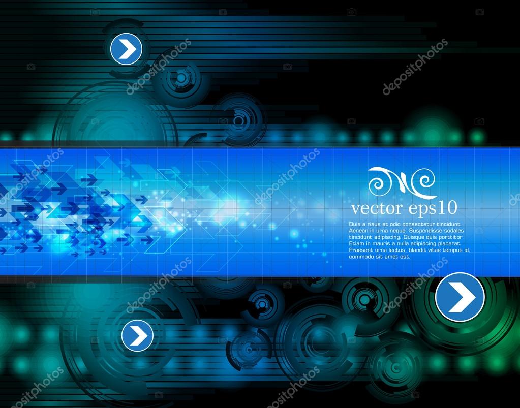 Dark technical background. Vector Stock Vector Image by ©zeber2010 ...
