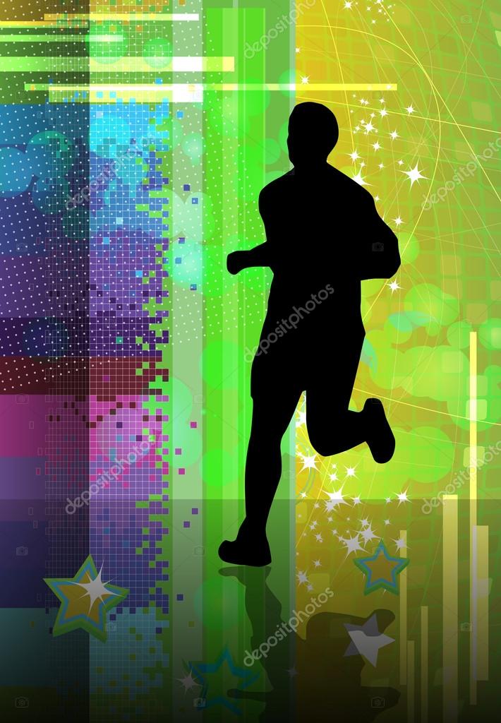 Runner illustration — Stock Photo © zeber2010 #35474113