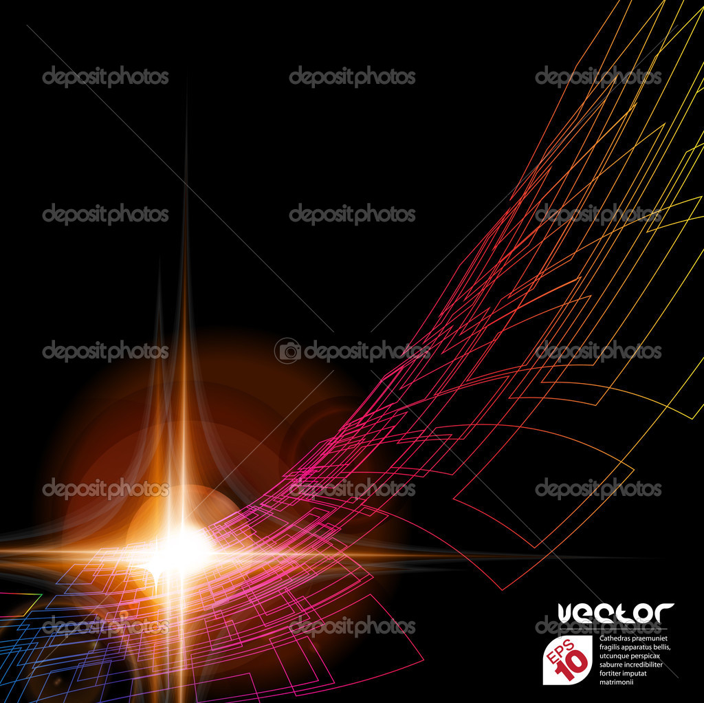 Technology lines Stock Vector Image by ©zeber2010 #42116703