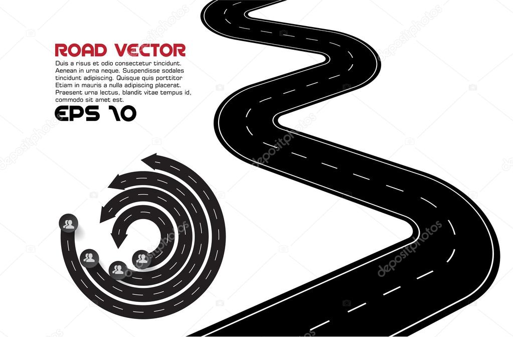 Winding Path Clip Art