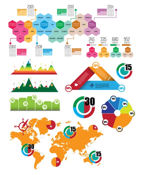 Collection of quality Infographics Design. — Stock Vector © Success_ER ...