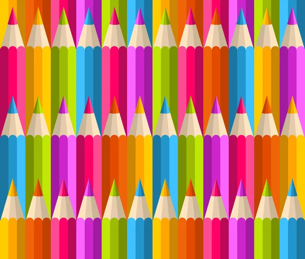 Rainbow colorful pencils banner pattern Stock Vector Image by ©cienpies ...
