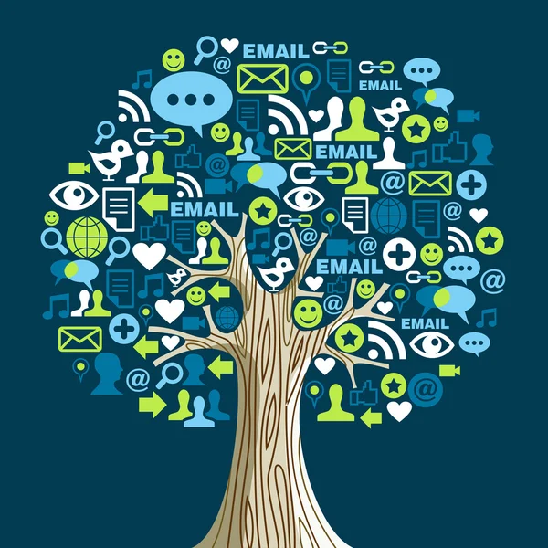 8,759 Social media tree Vector Images - Free & Royalty-free Social ...