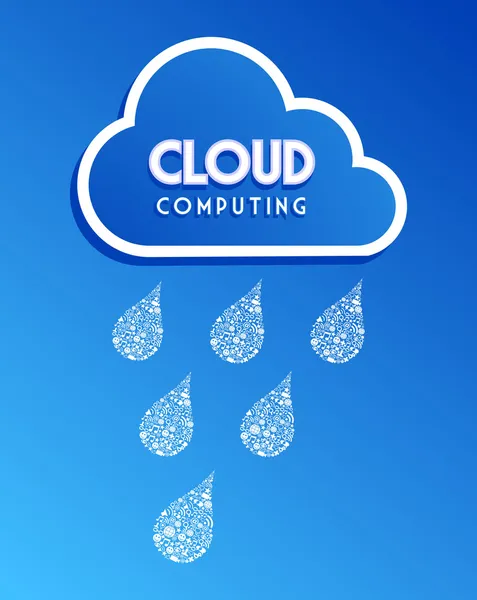 Cloud computing social media background Stock Vector Image by ©cienpies ...