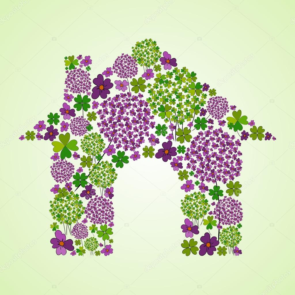 Spring house icon Stock Vector Image by ©cienpies #22940220