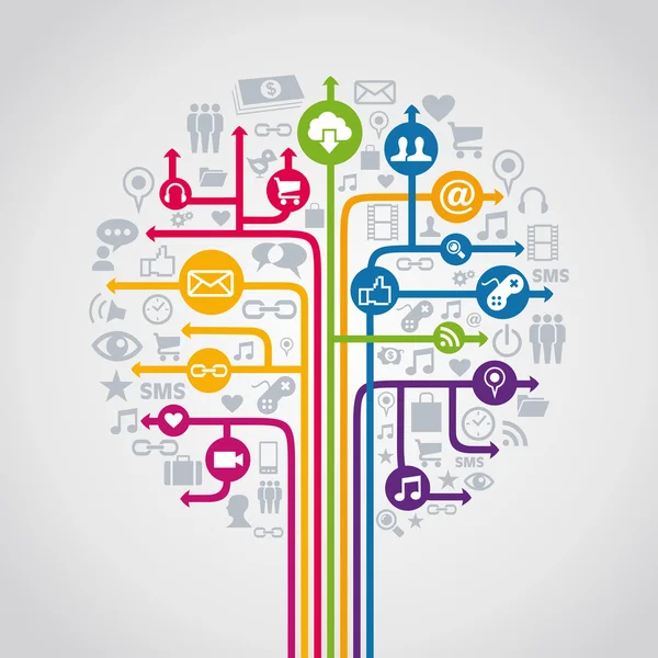 8,759 Social media tree Vector Images - Free & Royalty-free Social ...