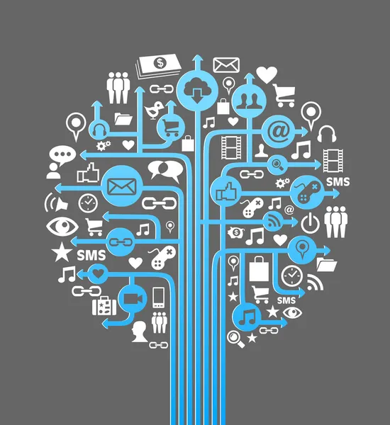 8,759 Social media tree Vector Images - Free & Royalty-free Social ...