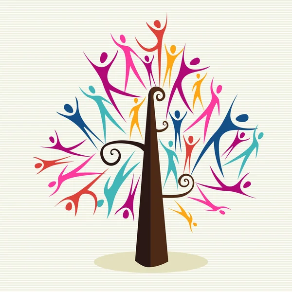 Diversity tree Vector Art Stock Images | Depositphotos