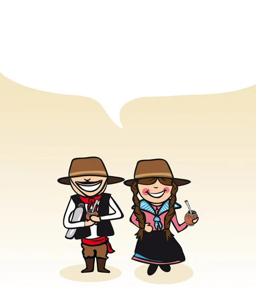 Gaucho vector background Vector Art Stock Images | Depositphotos