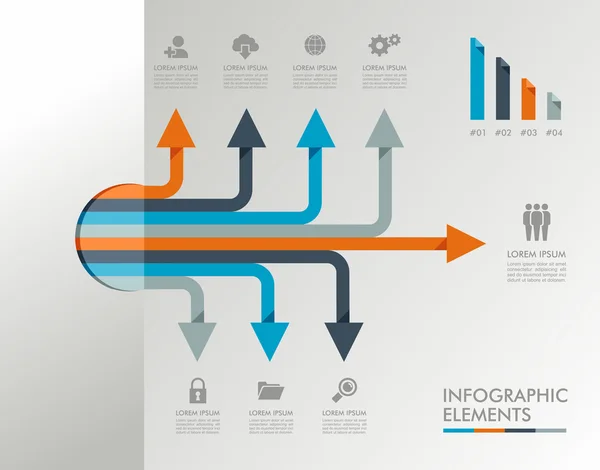 Infographic tree concept diagram icons illustration Stock Vector by ...