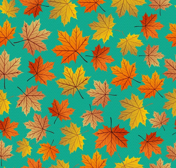 Vintage autumn leaves seamless pattern background. EPS10 file. - Stock ...