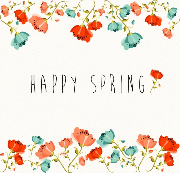 Happy spring background Stock Vector by ©cienpies 20244387