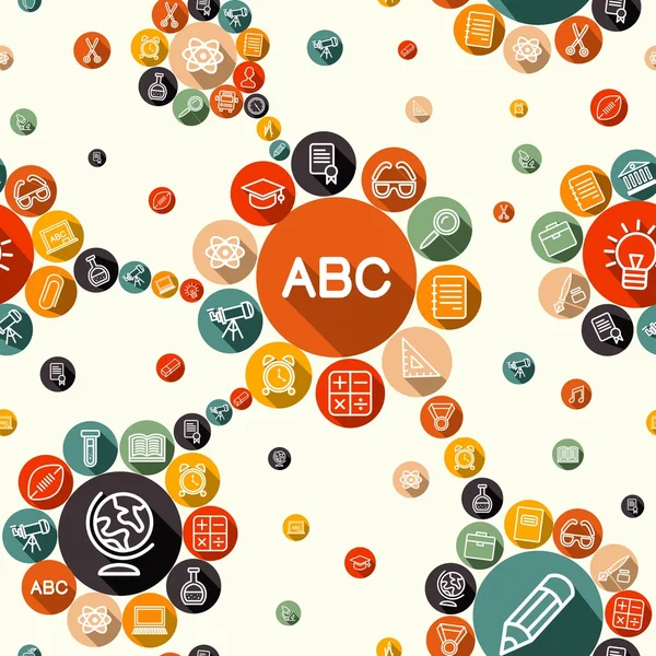 Teacher pattern background Vector Art Stock Images | Depositphotos