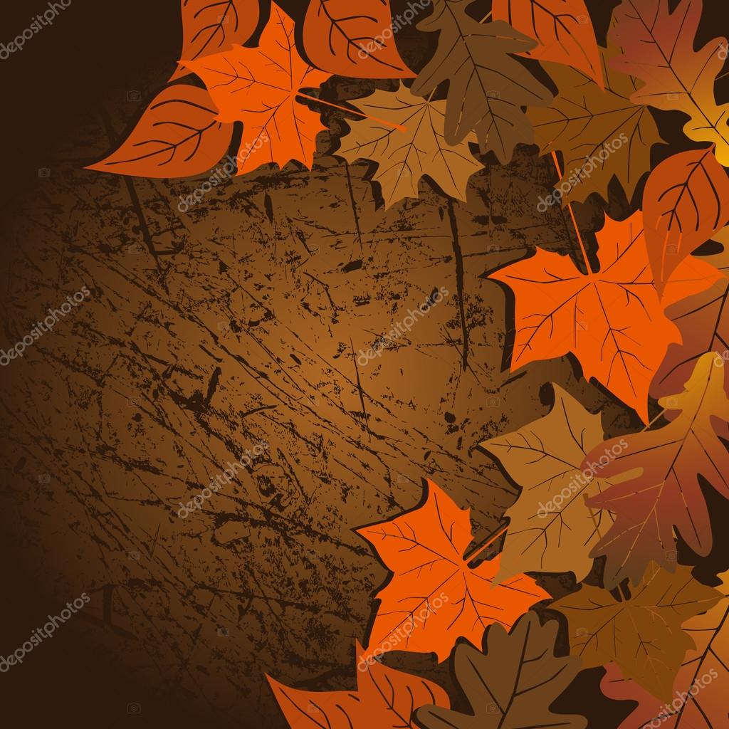 Leaf, autumn - vector background Stock Vector by ©lakalla 13272610