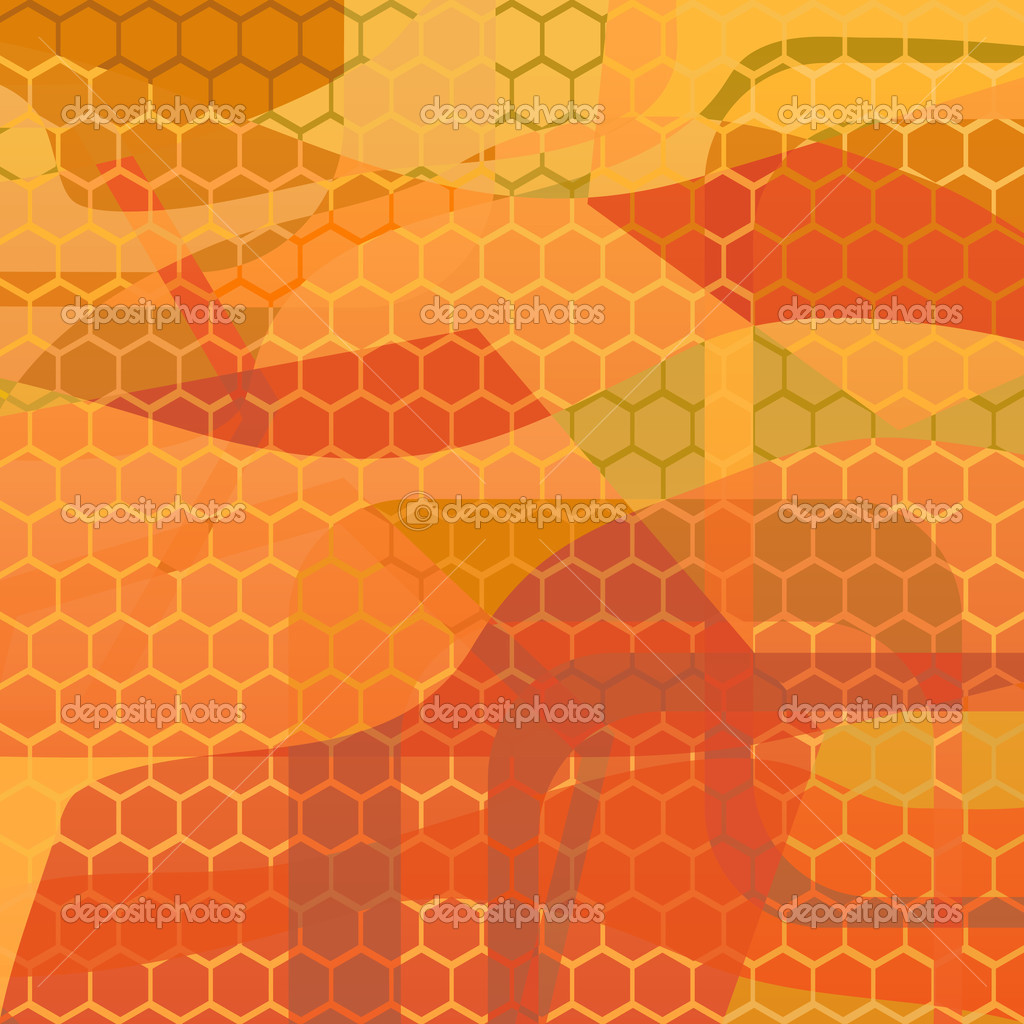Vector abstract background, honeycomb Stock Vector Image by ©lakalla ...