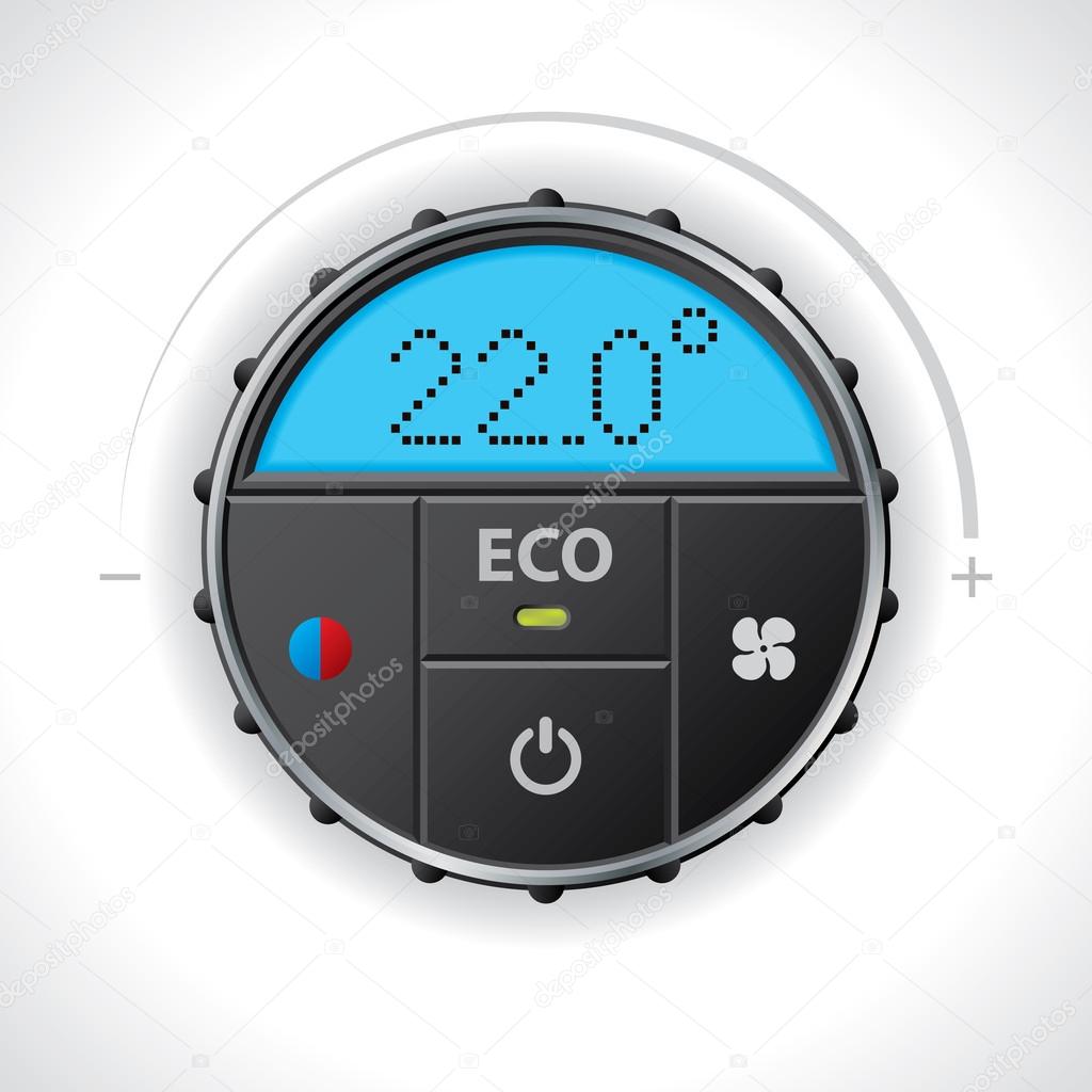 Climatronic gauge design Stock Vector Image by ©vipervxw #30437053