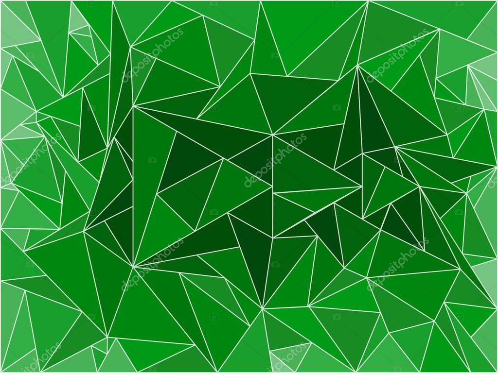 Abstract green background with polygons Stock Vector by ©vipervxw 36969167