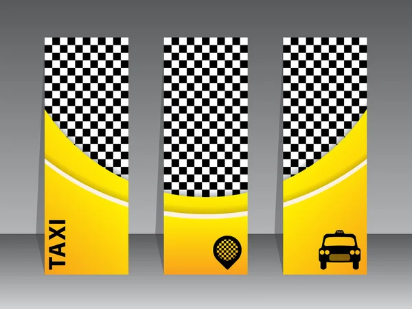 Checkered taxi background with tire treads and shadows Stock Vector by ...