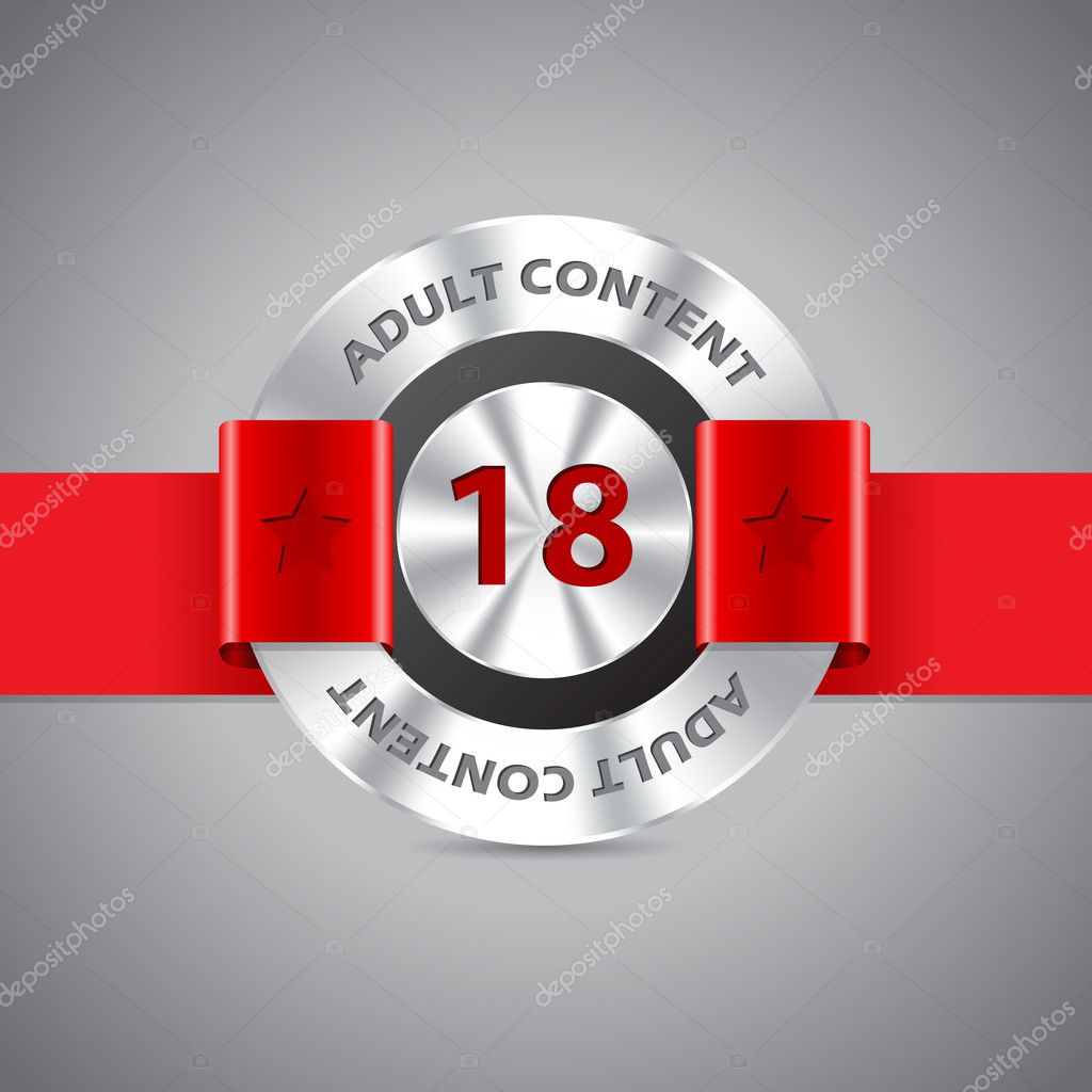 Adult content warning badge Stock Vector by ©vipervxw 49958693
