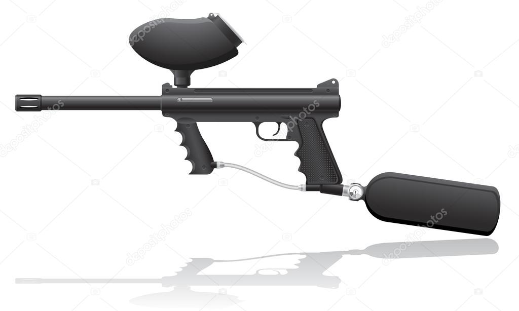 Paintball markers vector illustration Stock Vector Image by ©kontur-vid ...
