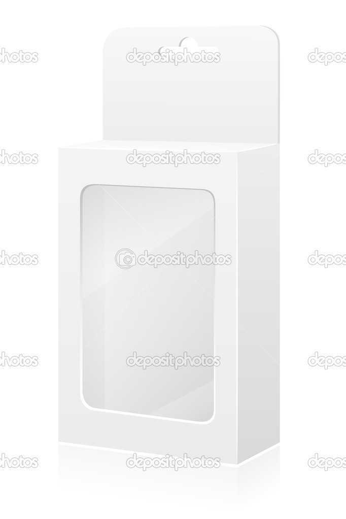 Transparent packing box vector illustration Stock Vector Image by ...