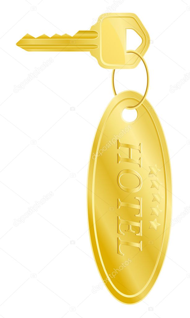 Key hotel door lock vector illustration Stock Vector Image by ©kontur ...