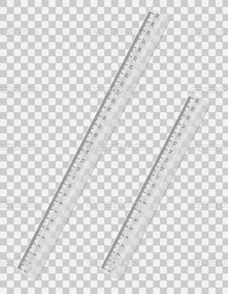 Transparent ruler vector illustration Stock Vector Image by ©kontur-vid ...