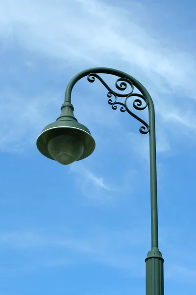 Vitage green lamp post — Stock Photo © njnightsky #2027870