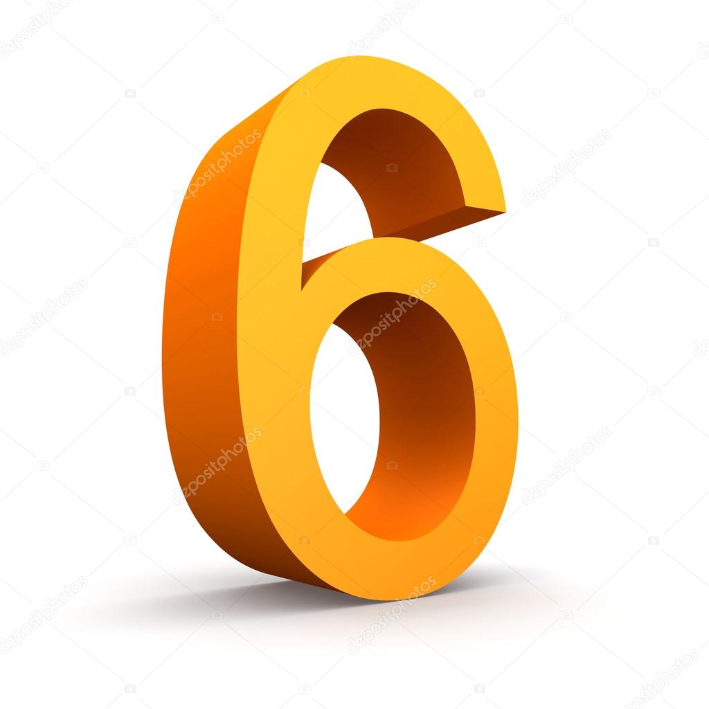 Number 6 — Stock Photo © DamianPalus #31774143