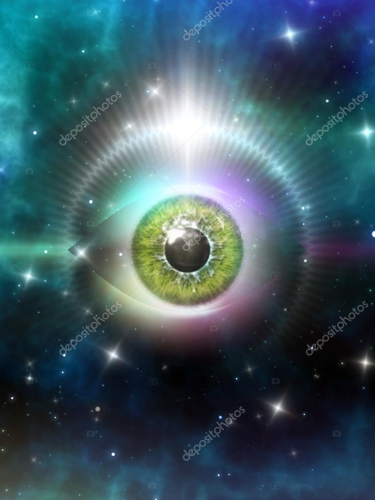 Eye in space — Stock Photo © magann #26602027