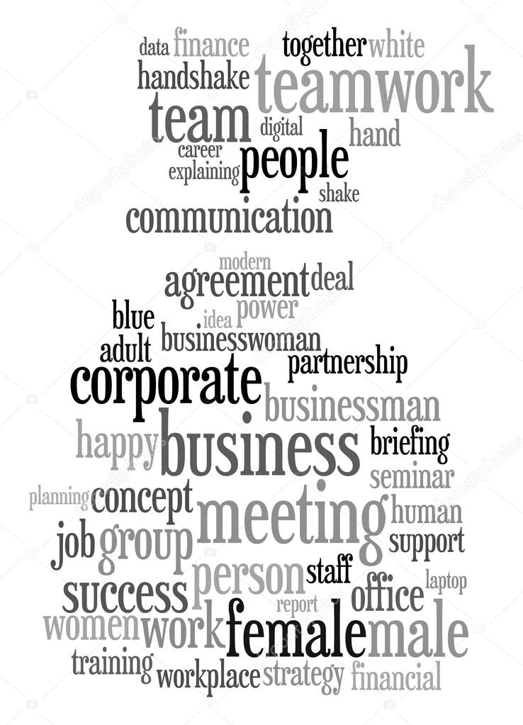 Business text cloud Stock Vector Image by ©magann #32061417