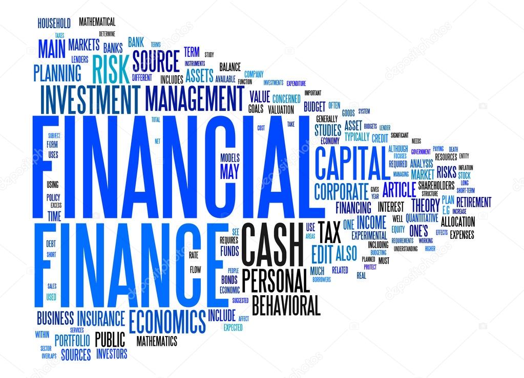 Financial text cloud Stock Vector by ©magann 32135217
