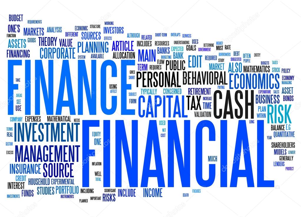 Financial text cloud Stock Vector Image by ©magann #32135245