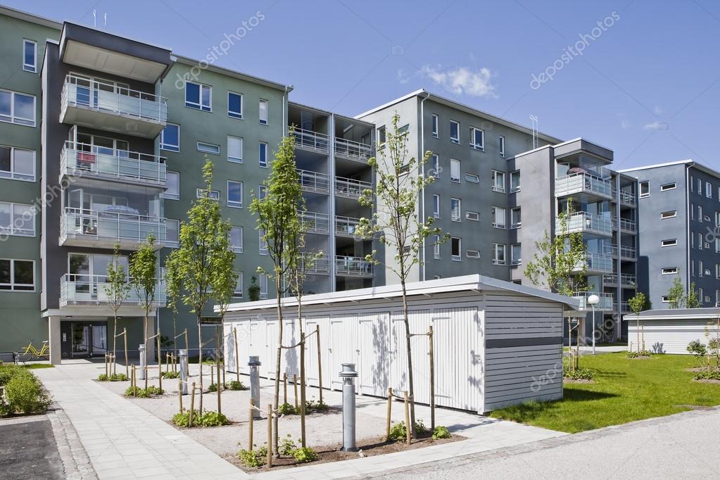 Apartment buildings — Stock Photo © gemenacom #33551031