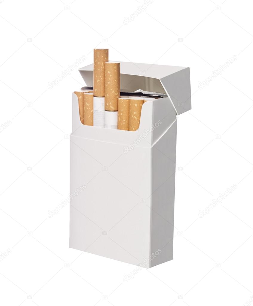 Box of cigarettes — Stock Photo © gemenacom #43485829