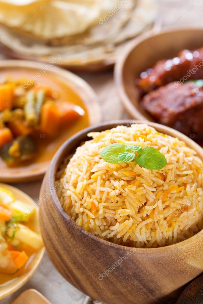 Biryani rice — Stock Photo © szefei #27865111