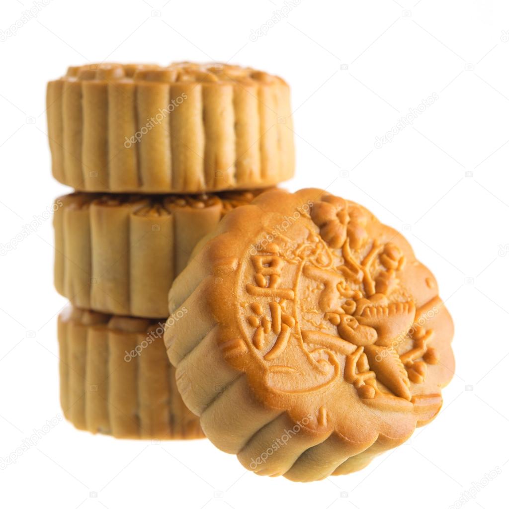Isolated mooncakes Stock Photo by ©szefei 29954341