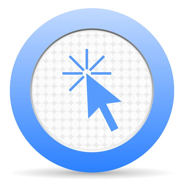 Click here red glossy icon on white background Stock Photo by ...