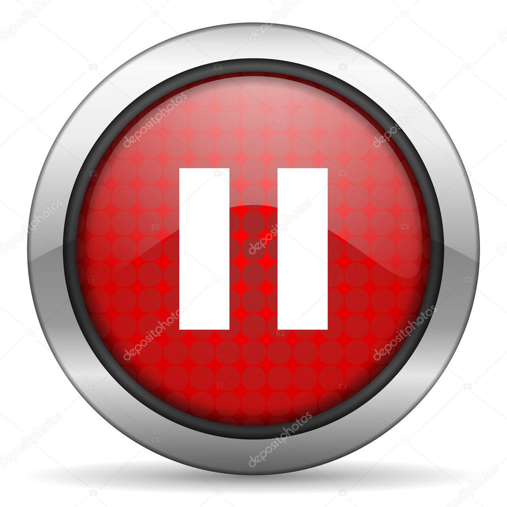 Pause icon — Stock Photo © alexwhite #13770756
