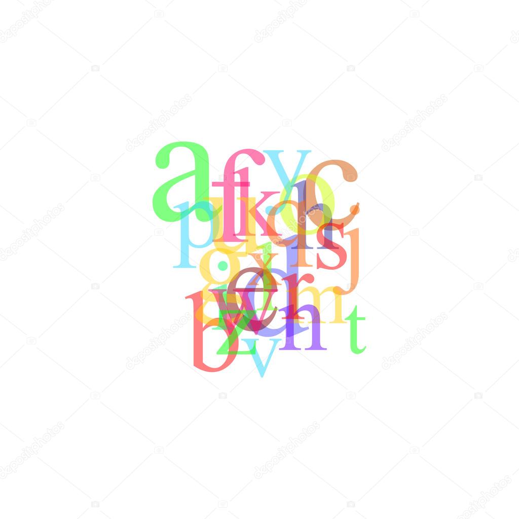 Pastel alphabet illustration pastel alphabet illustration Stock ...