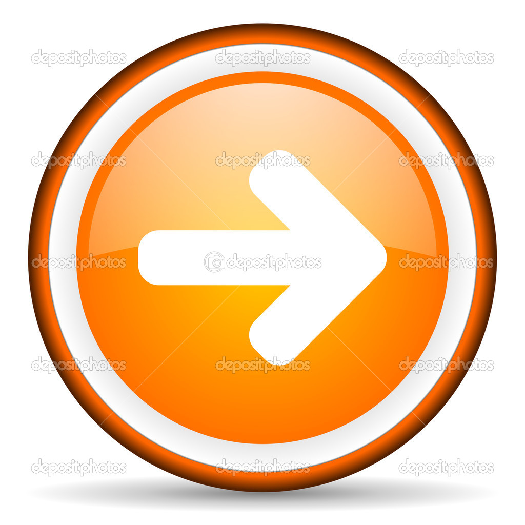 Orange Arrow Icon
