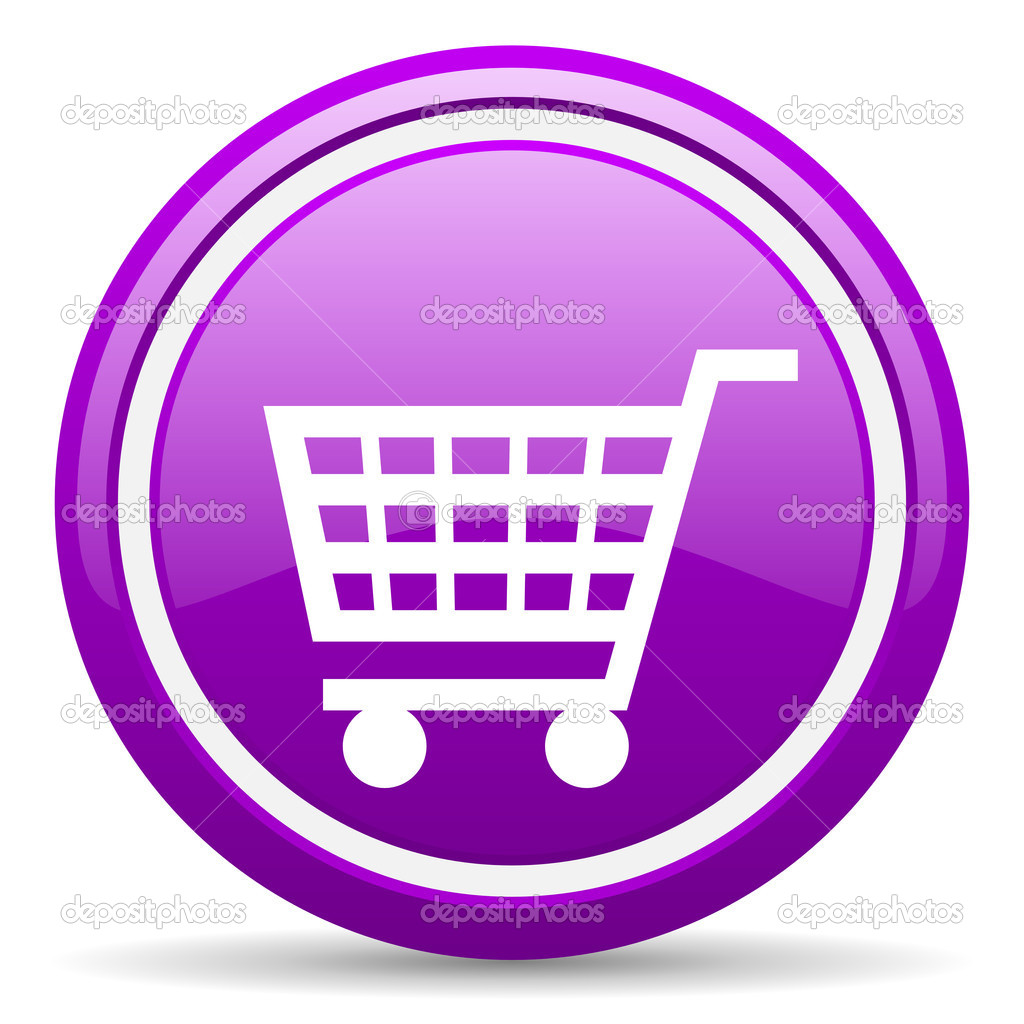 Purple Shopping Wagon