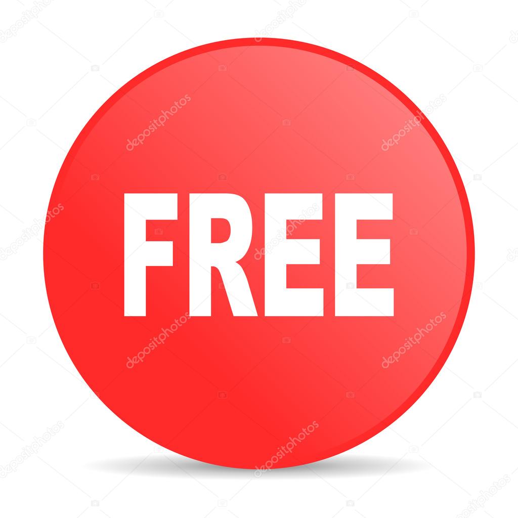 Free red circle web glossy icon — Stock Photo © alexwhite #24232623