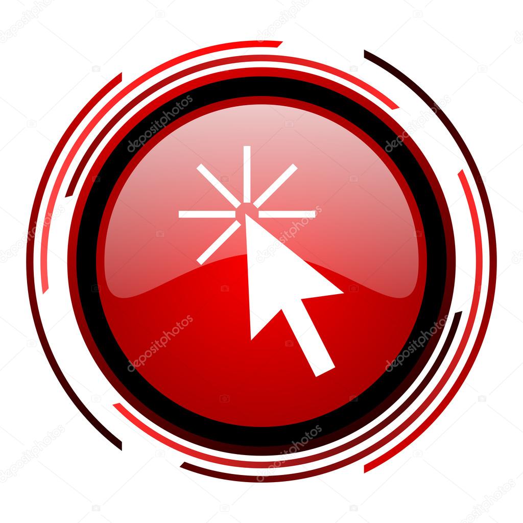 Click here icon — Stock Photo © alexwhite #25405751