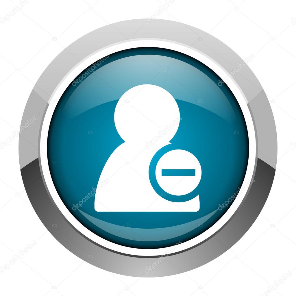 Remove contact icon — Stock Photo © alexwhite #27583053