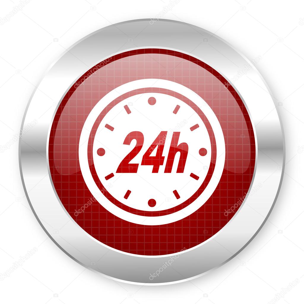 24h icon — Stock Photo © alexwhite #28133049