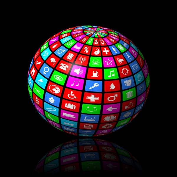 Multimedia sphere — Stock Photo © alexwhite #2081536